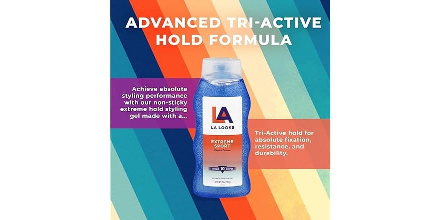LA Looks Styling Hair Gel - Extreme Sport