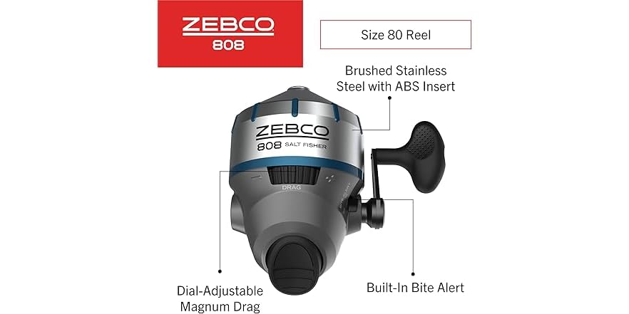 Zebco Saltfisher Reel (Open Box)