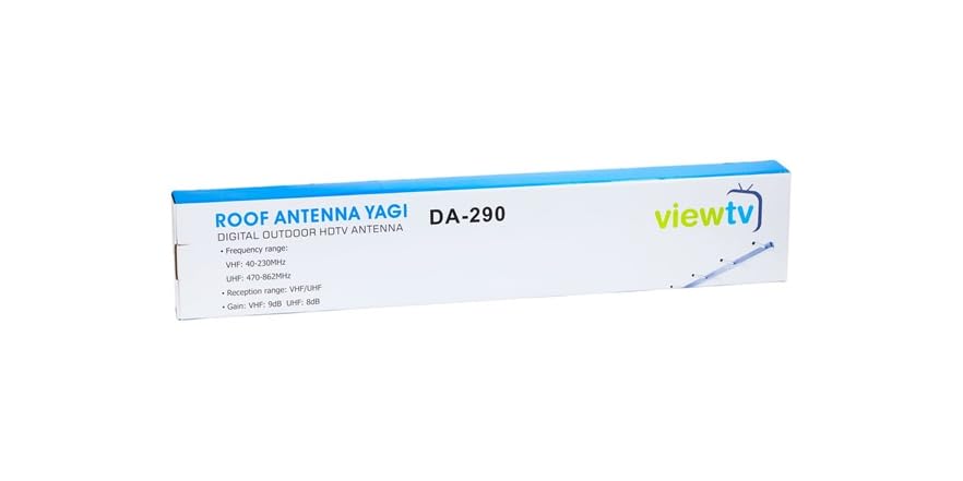 ViewTV Indoor/Outdoor HDTV Antenna (80-mile)