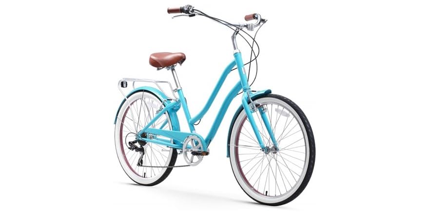 sixthreezero EVRYjourney Women's 26" 7-S Steel Step-Through Bicycle