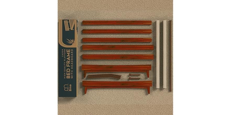 Bme Caden 15 Inch Deluxe Bed Frame with