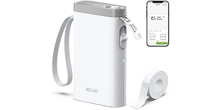 Nelko Portable Bluetooth Label Maker