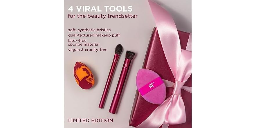 Real Techniques Merry Must-Haves Holiday Gift Set