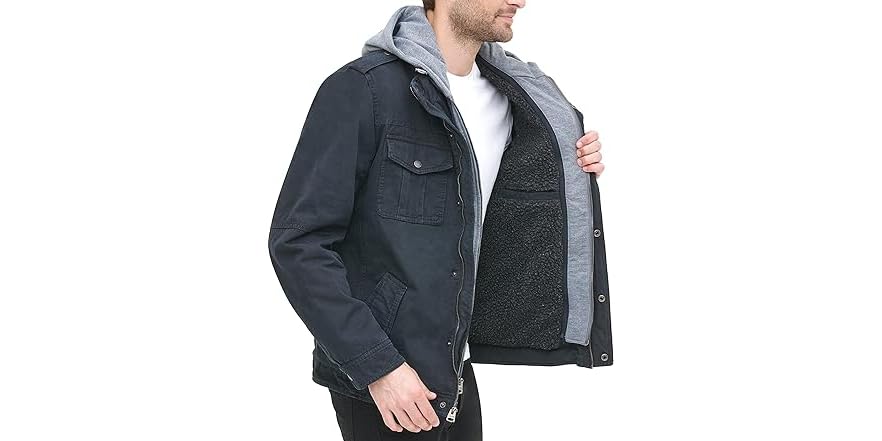 Levi's Men's Washed Cotton Military Jack