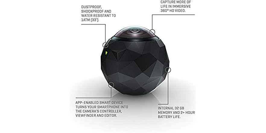 360Fly Video Camera, 4K 64GB