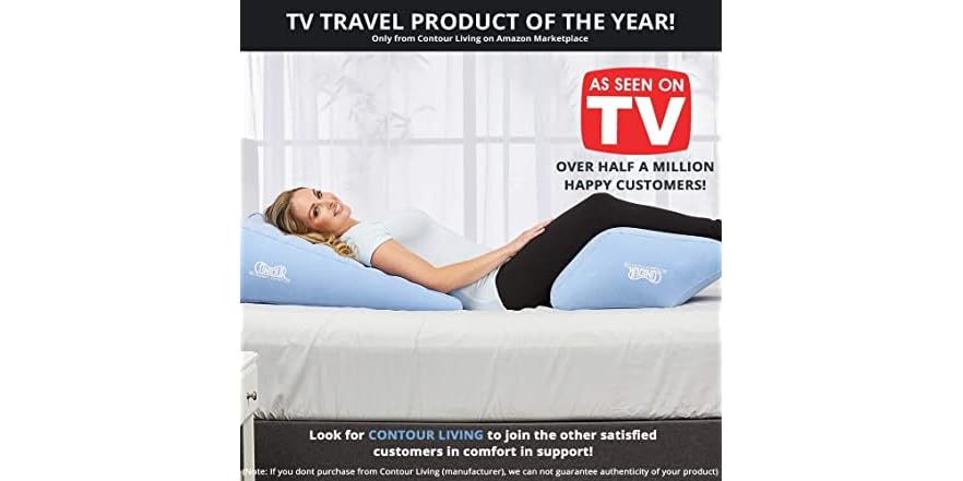 Contour 2-in-1 Leg & Knee Wedge Pillow