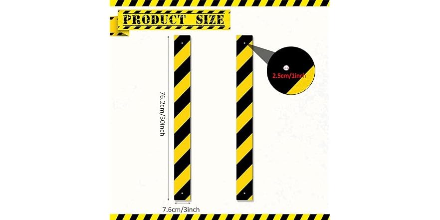 2PC 30x3" Reflective Sign Post Panels