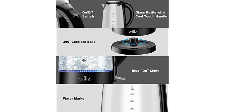 Willz Electric Glass Kettle