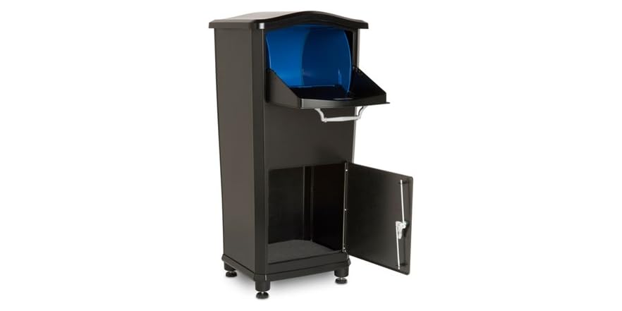 Elephantrunk Parcel Drop Box, Black
