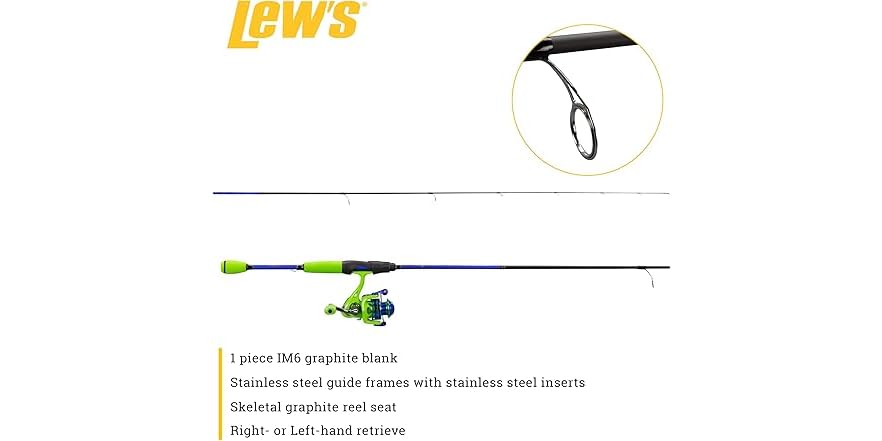 Lew's Wally Speed Shooter 100 6' Med Light