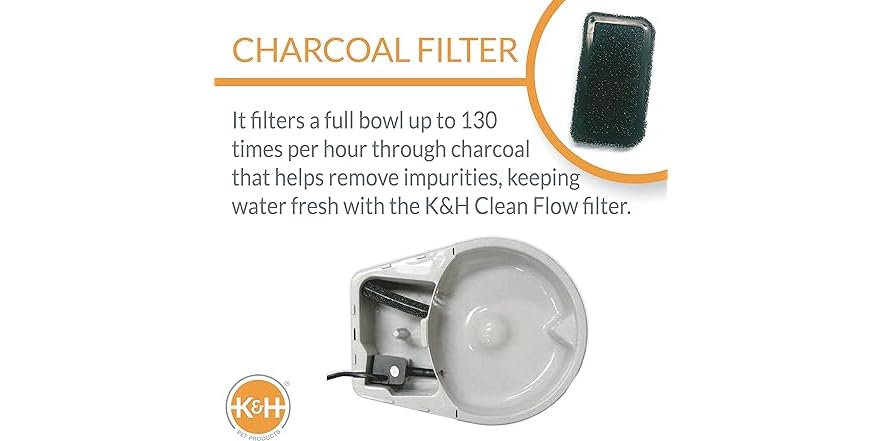 K&H CleanFlow Filtered Water Bowl