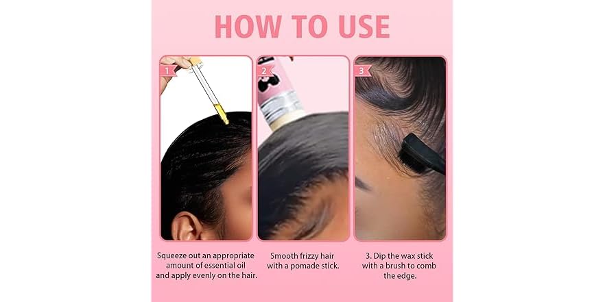 Hair Wax Stick & Rosemary Hair Oil Kit