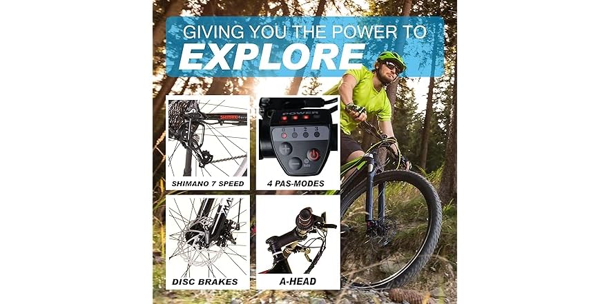 SWIFTY AT656 E-Bike Adults 7 Speed