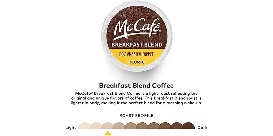 McCafe Breakfast Blend K-Cup, 24/bx