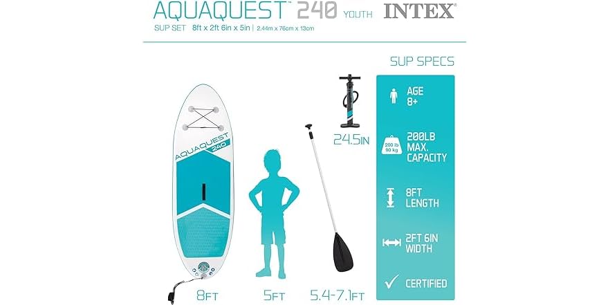 INTEX AquaQuest Paddle Board Series