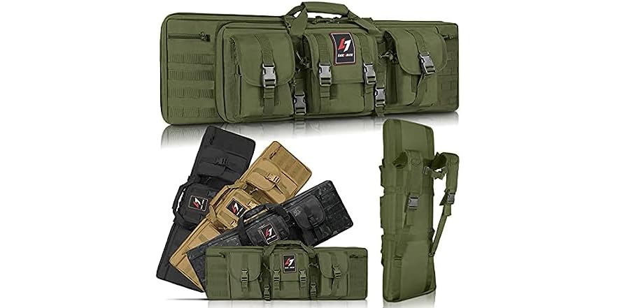 LUXHMOX Double Long Soft Rifle Case