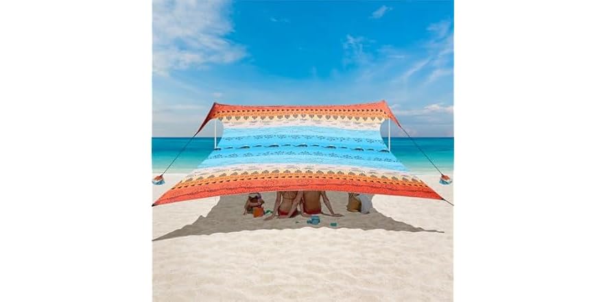 BEW Beach Canopy Sun Shade Sail