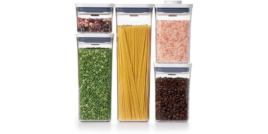 OXO Good Grips 5-Piece POP Container Set (Open Box)