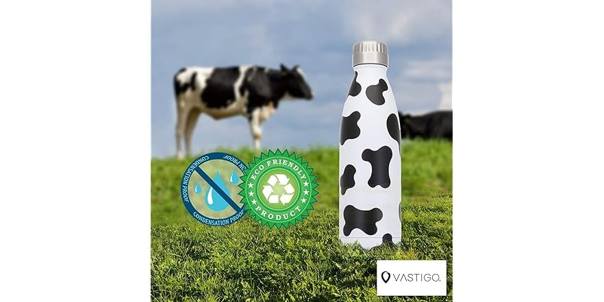 Vastigo Cow Water Bottle (17 oz.)