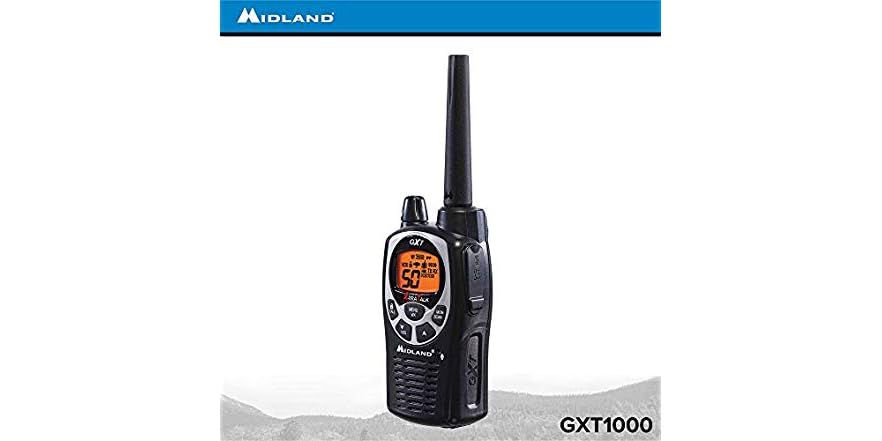 Midland - GXT1000VP4, 50 Channel GMRS Two-Way Radio