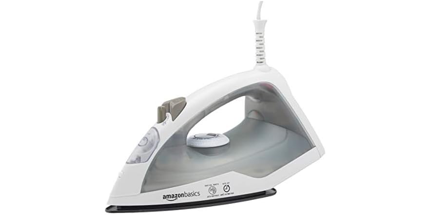 Amazon Basics Teflon Soleplate Steam Iron