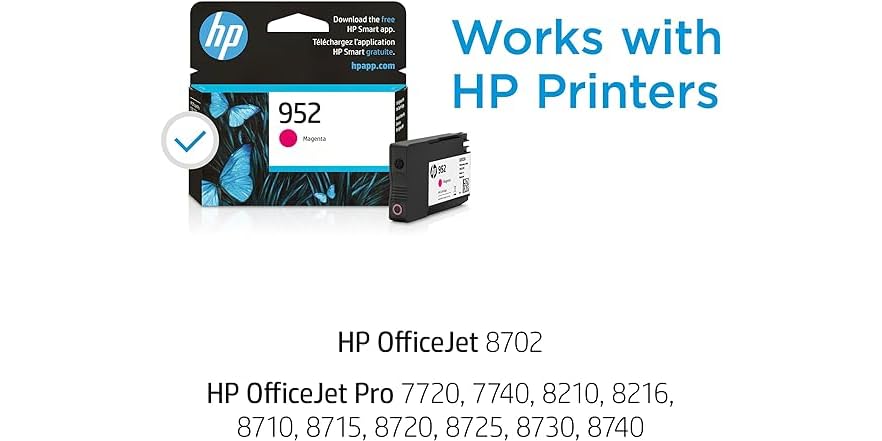 HP 952 Magenta Ink Cartridge