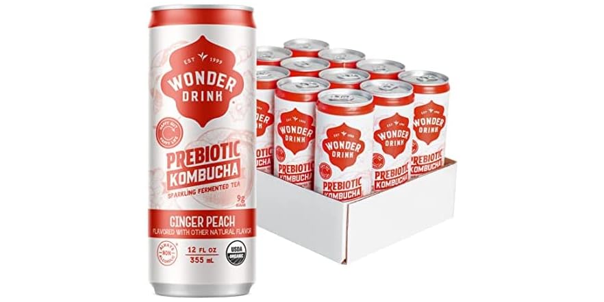 Wonder Drink Prebiotic Organic Kombucha