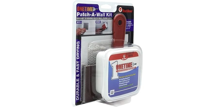 Red Devil Spackling Patch Kit 1/2pt