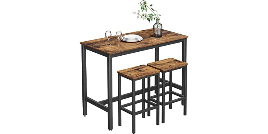 VASAGLE Bar Table Set