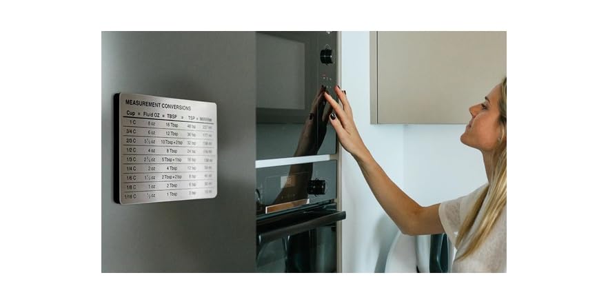 2-Pack Magnetic Conversion Chart