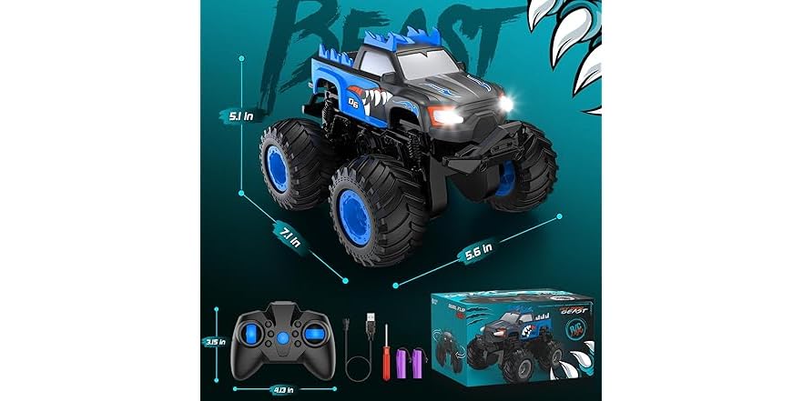 All Terrain Remote Control Monster Tuck