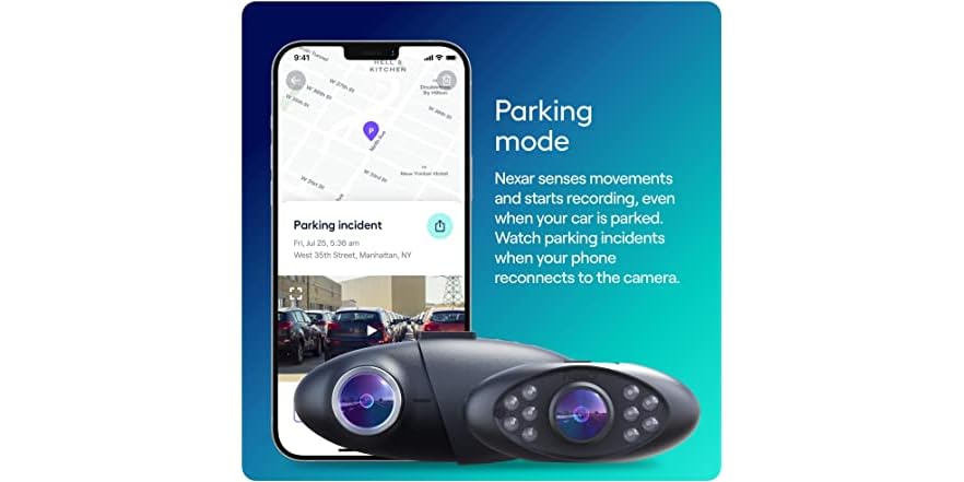Nexar Pro Dual Dash Cam