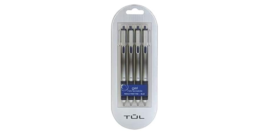 TUL - Pen - Retractable Gel Pens Needle Point