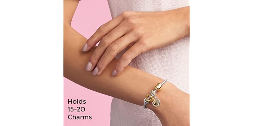 Pandora 568707C00-23 23cm, 9.1 inches Heart Clasp B (Open Box)