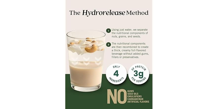 Elmhurst 1925 Unsweetened Coconut & Cashew Milk