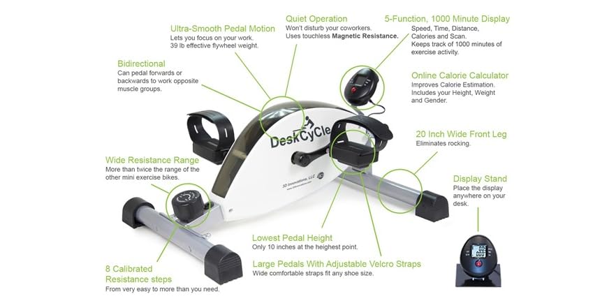 DeskCycle Under Desk Exercise Bike