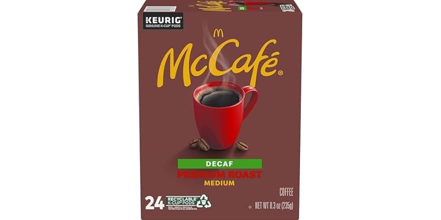 McCafe Premium Roast Decaf K-Cup, 24/bx