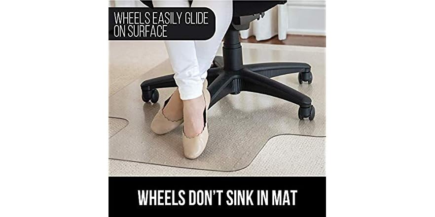Gorilla Grip Premium Polycarbonate Easy Glide Mat