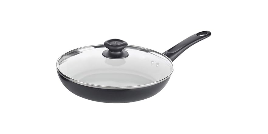 WearEver Nonstick Ceramic 10-Piece Cookware Set, Black