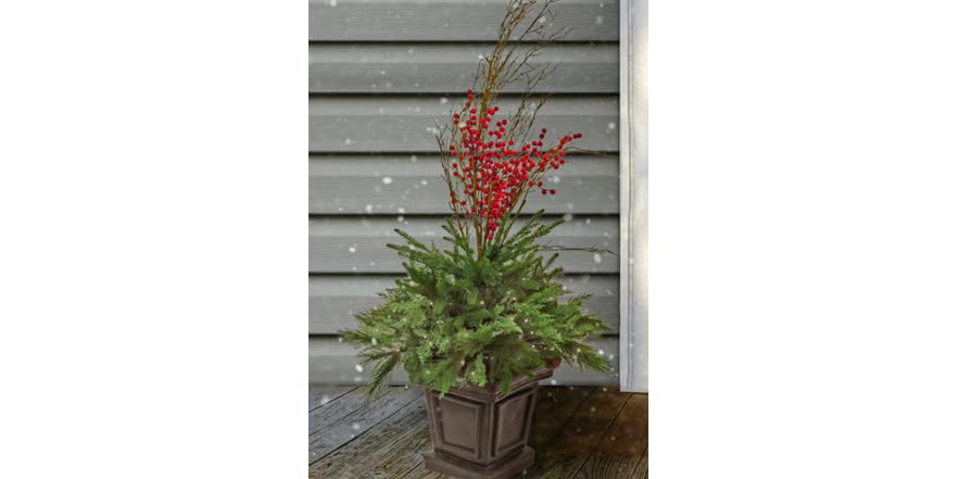 48" Core Greenery Urn Filler w/ 100 LEDs