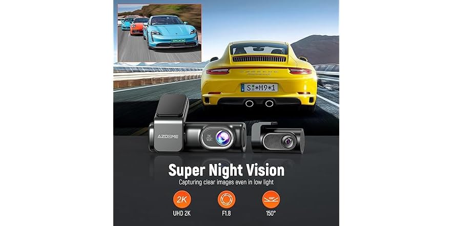 AZDOME M301 2K Dash Cam