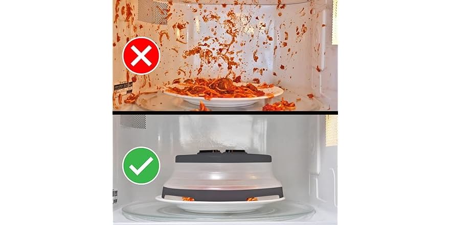 Hover Cover Collapsible Magnetic Splatter Cover