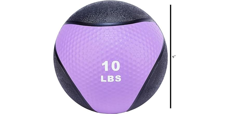BalanceFrom Exercise Medicine Ball, 10 lbs