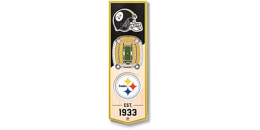 PITTSBURGH STEELERS 6x19 Banner Heinz