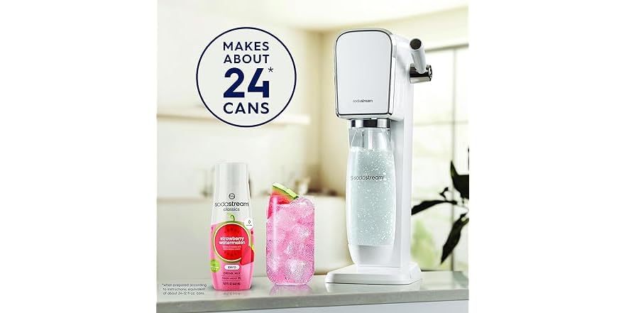 SodaStream 1024267011 Pack of 4 Zero Strawberry Watermelon