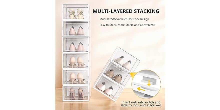 Modular Shoe Organizer Boxes