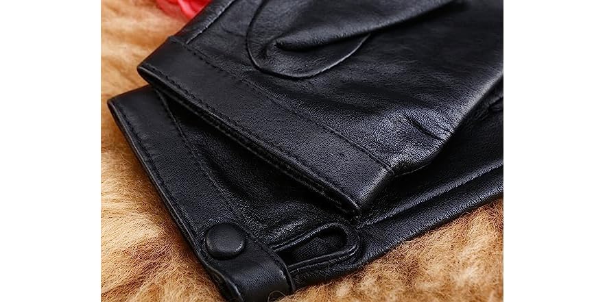 NappaNovum Italian Nappa Gloves (S, Black)