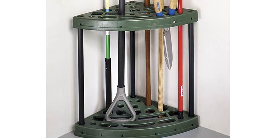 Sto-Away Yard Tool Corner Storage Rack