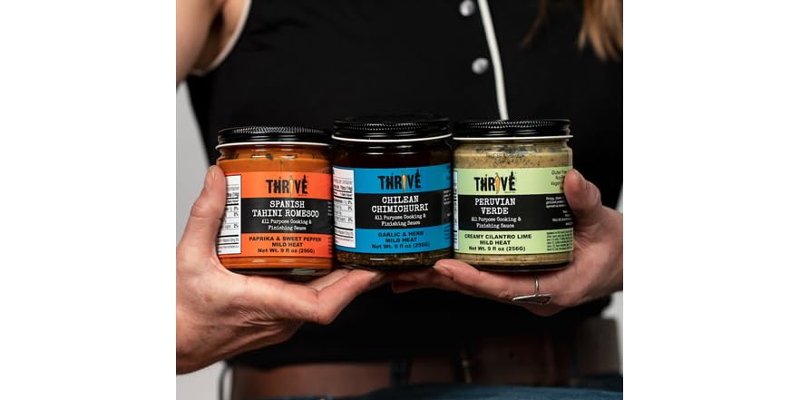 Thrive All-Purpose Cooking Sauces Global Trio Pack