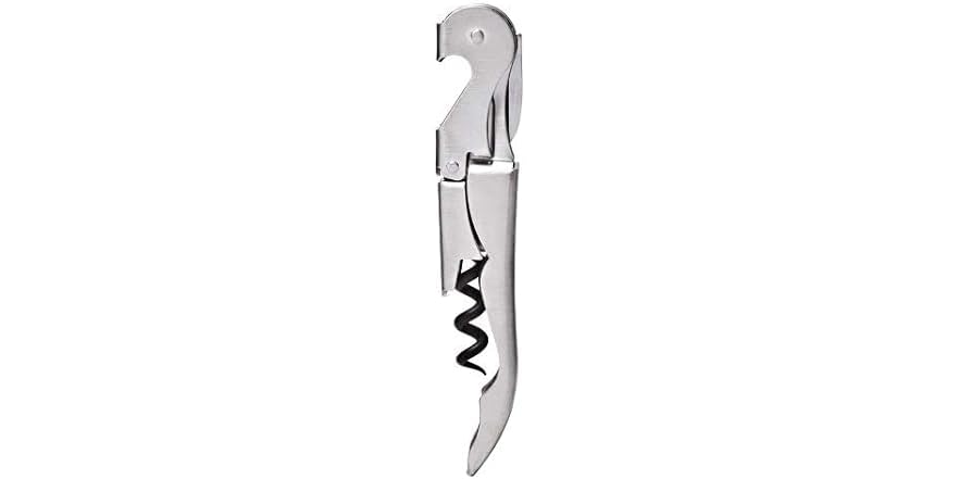 True Stainless Steel Pulltap Corkscrew